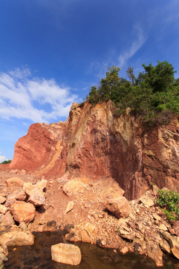 Mountains are Digging for Utilization Stock Image - Image of industry ...