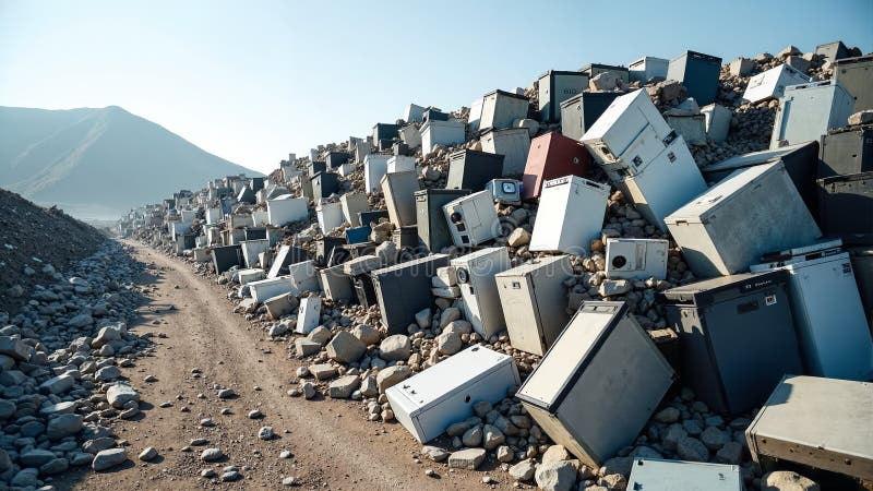 Mountains of Discarded Technology in a Sprawling E-waste Recycling ...