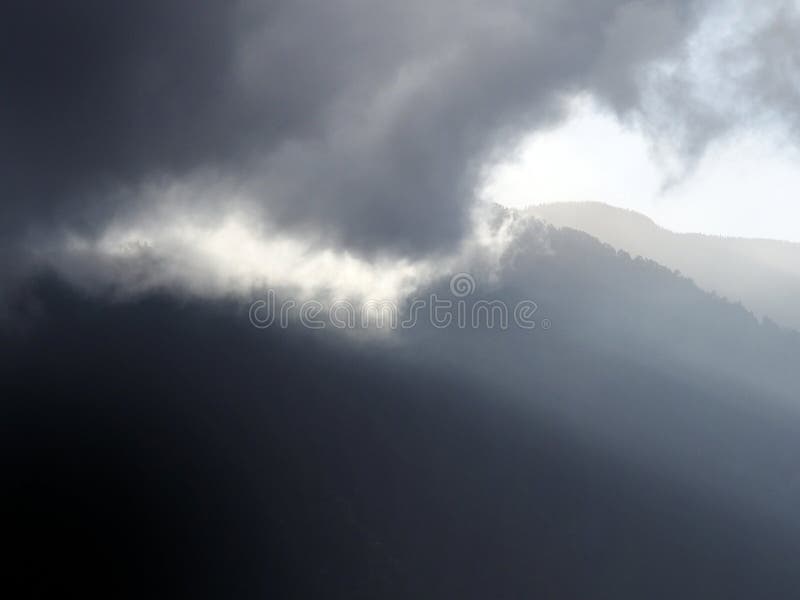 Looming Storm At Sea, Autumn Mood From Apulia Stock Photo - Image of ...