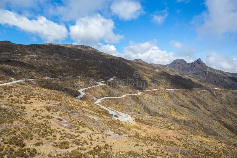 Mountains En Merida. Andes. Venezuela Stock Image - Image of landscape ...