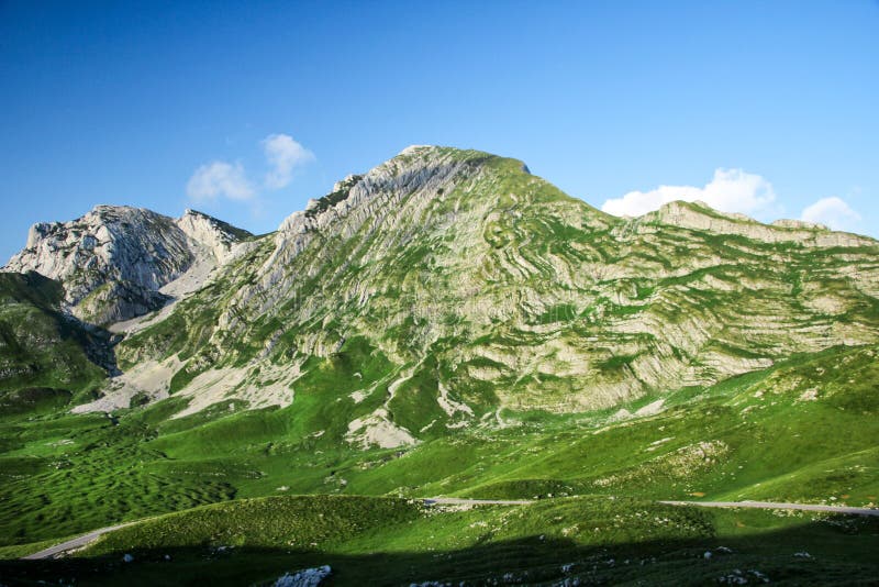 Mountains and Grassland - the Durmitor Mountains, Dinaric Alps Stock ...