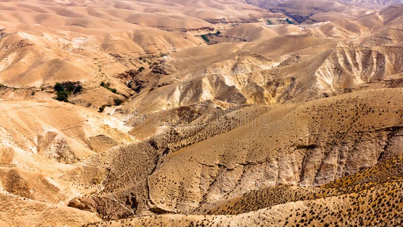 Mountains of Judean Desert, Panoramic Stock Image - Image of hebrew ...