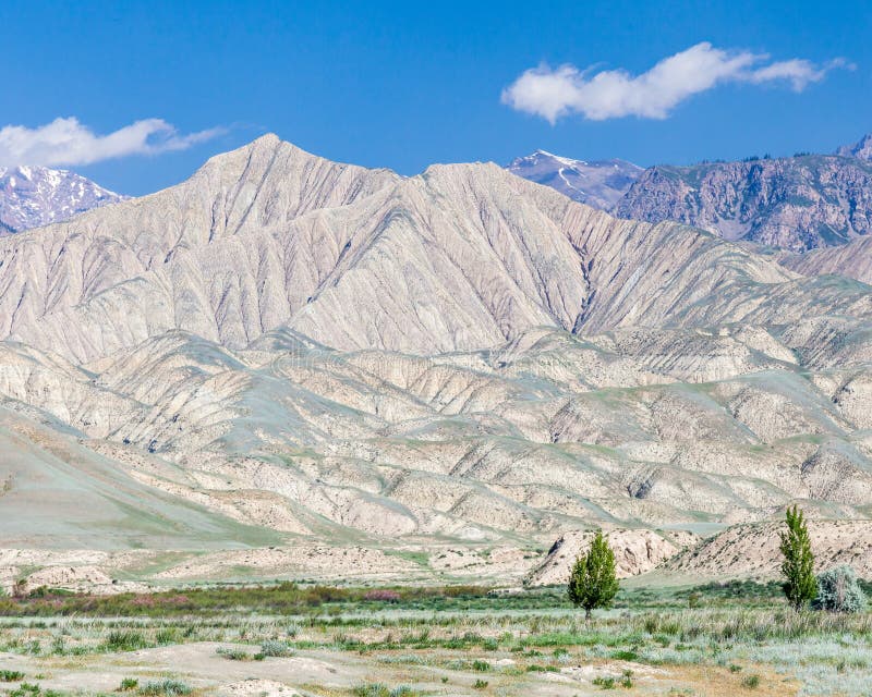 Mountains in Kyrgyzstan District of Naryn Stock Image - Image of ...