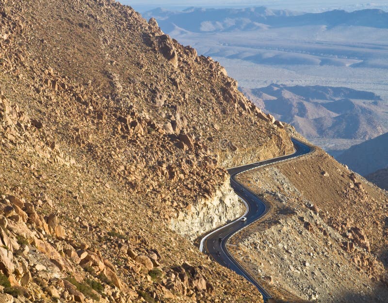 Mountains of La Rumorosa stock photo. Image of winding - 12479906