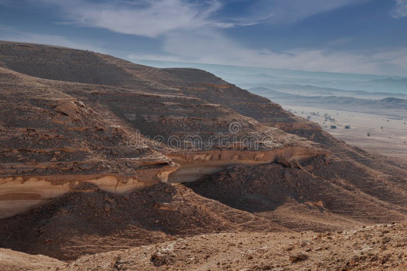 Mountains Landscape in Edge of the World Desert Stock Image - Image of ...