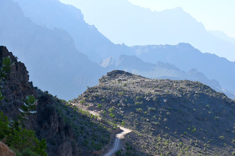 Mountains Landscape in Sultanate of Oman Stock Photo - Image of oman ...