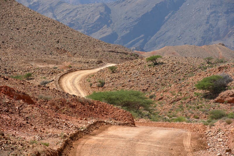 Mountains Landscape in Sultanate of Oman Stock Photo - Image of oman ...