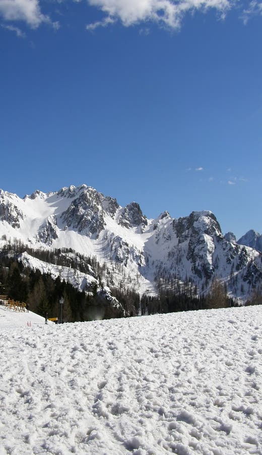 Mountains Landscape in Winter Stock Photo - Image of january, mountains ...