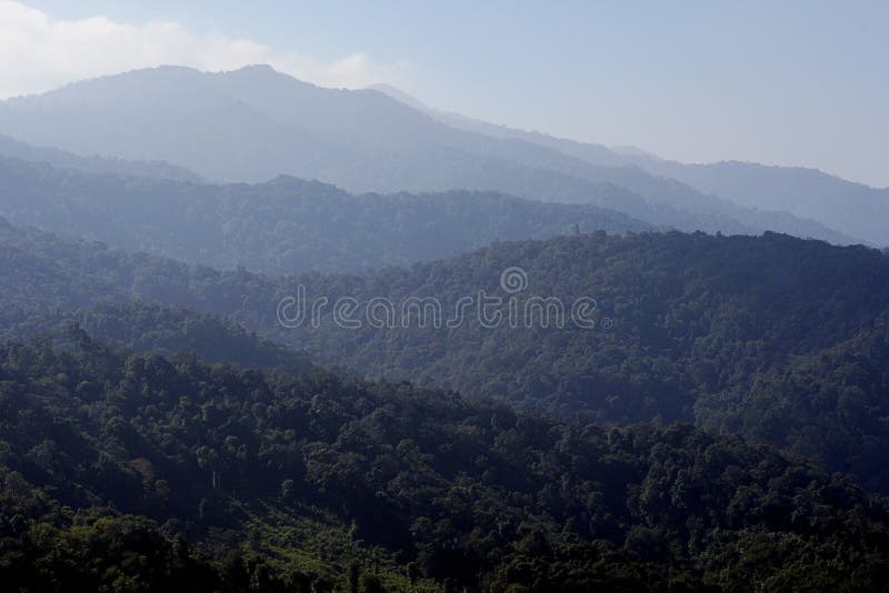 Mountains layers stock image. Image of rain, nothern - 11901647