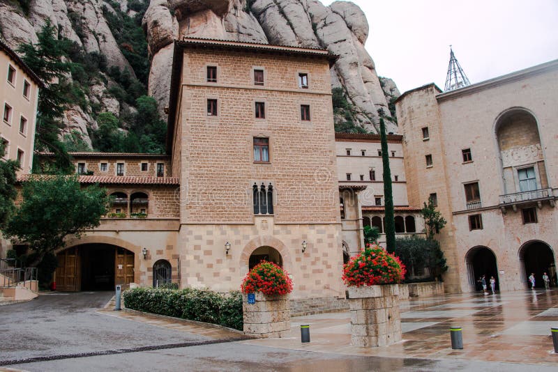 Mountains and the Monastery of Montserrat. Barcelona. Spain 01 ...