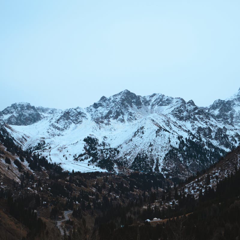 Mountains stock image. Image of fell, mountain, freezing - 263164837