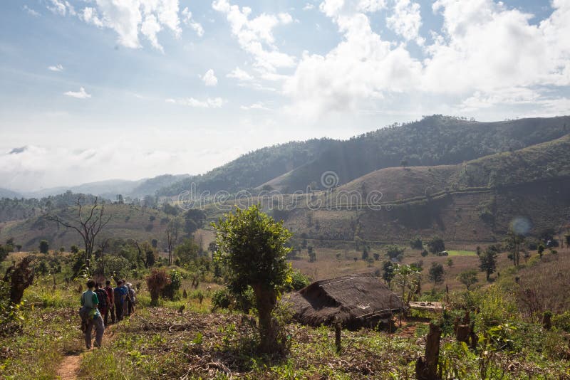 Mountains in Myanmar editorial stock image. Image of myanmar - 84511684