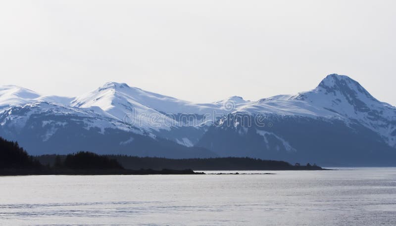 Mountains Near Juneau Alaska Stock Photo - Image of tall, water: 2651382