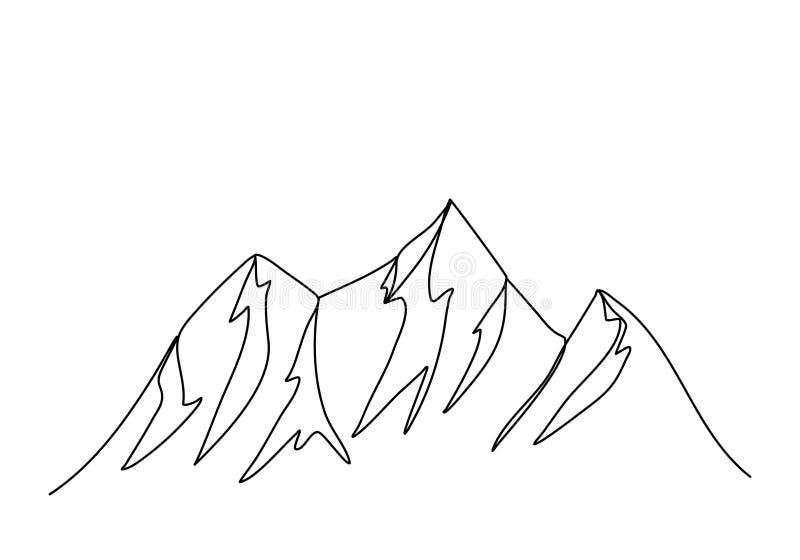 Alps Line Drawing Stock Illustrations – 1,115 Alps Line Drawing Stock ...