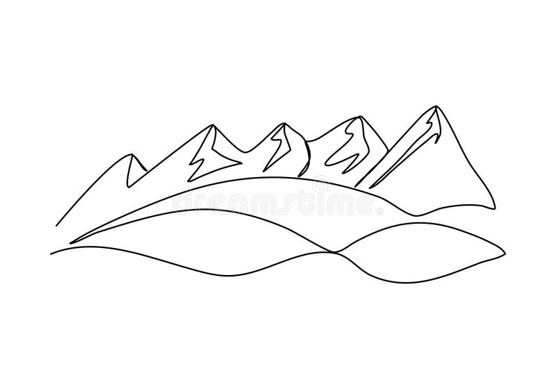 Alps Line Drawing Stock Illustrations – 1,166 Alps Line Drawing Stock ...