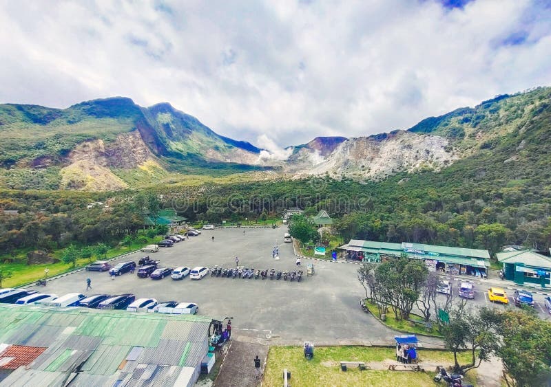 Mountains Papandayan West Java Garut Stock Image - Image of mountains ...