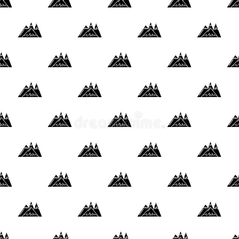 Repeating Pattern Mountains Stock Illustrations – 344 Repeating Pattern ...