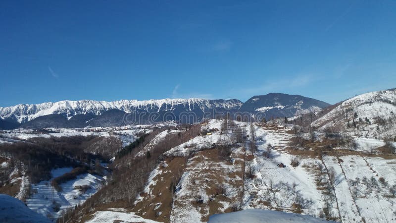 Mountains with Peaks Snowed Stock Photo - Image of golden, cold: 131990478