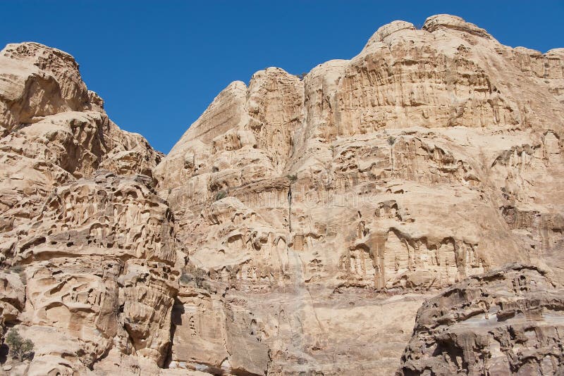 Mountains of Petra stock photo. Image of jordan, medium - 11796160