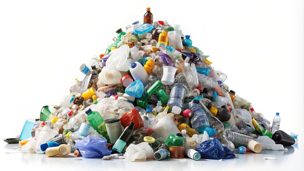 Mountains of Plastic Waste a Visual Representation of Environmental ...