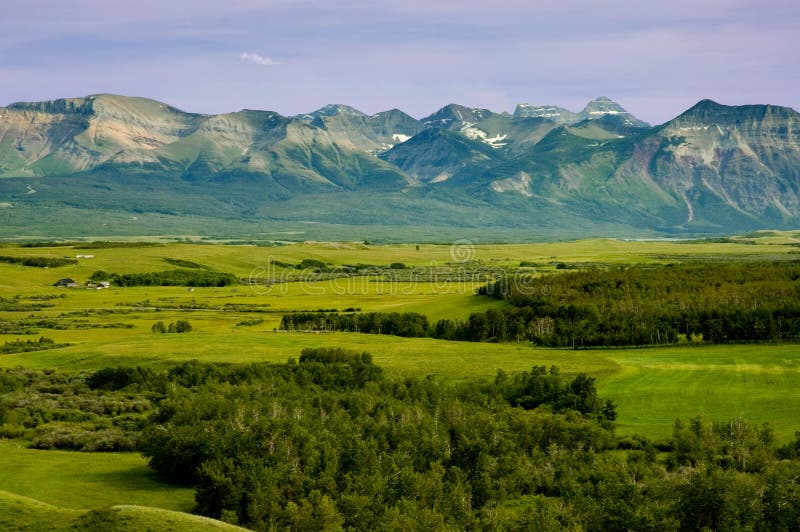 Mountains and prairies stock image. Image of wild, prairies - 2835327