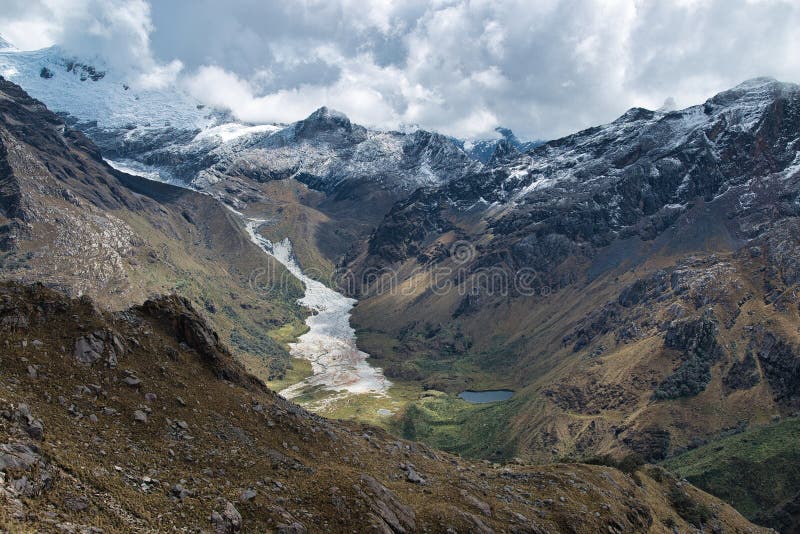 Mountains at Punta Olimpica, Andes, Huaraz, Peru Stock Photo - Image of ...