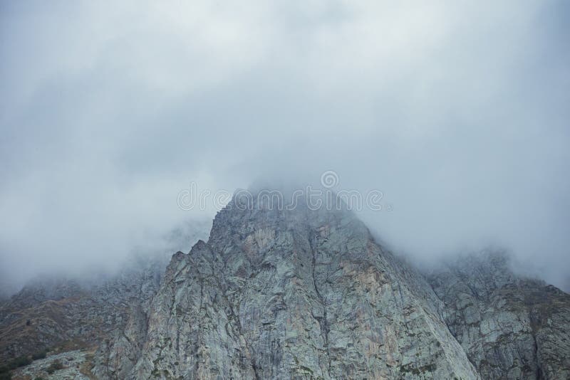 Mountains in the Republic of North Ossetia-Alania Stock Image - Image ...