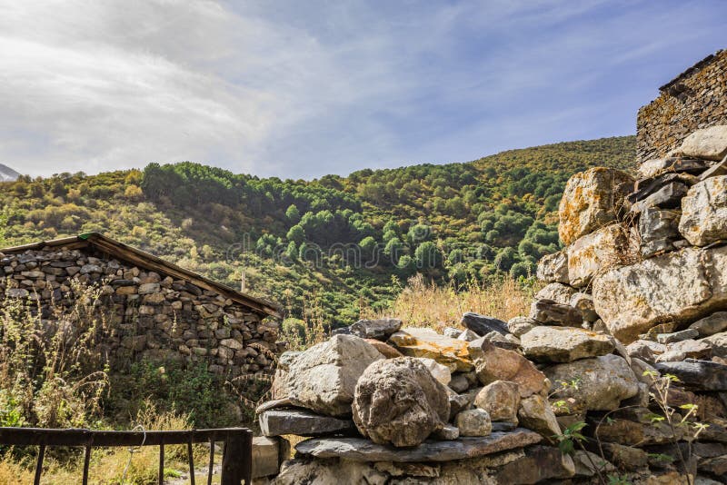 Mountains in the Republic of North Ossetia-Alania Stock Image - Image ...