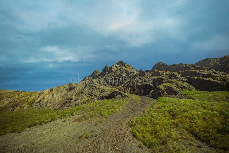 Mountains in the Republic of North Ossetia-Alania Stock Image - Image ...