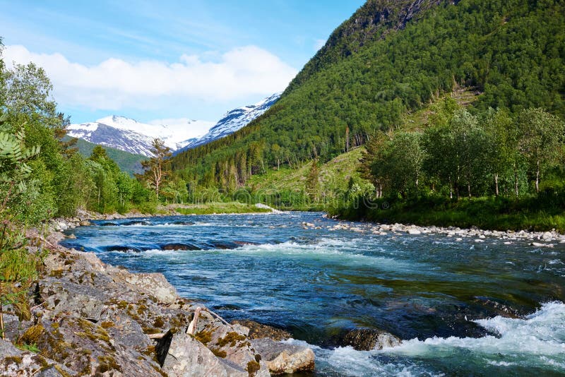 Mountains river stock image. Image of scenery, landmark - 57608149