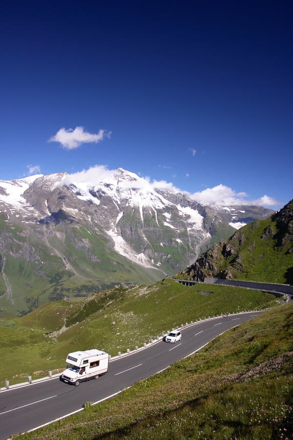 Mountains Road in the Alps, Austria Stock Image - Image of hike ...