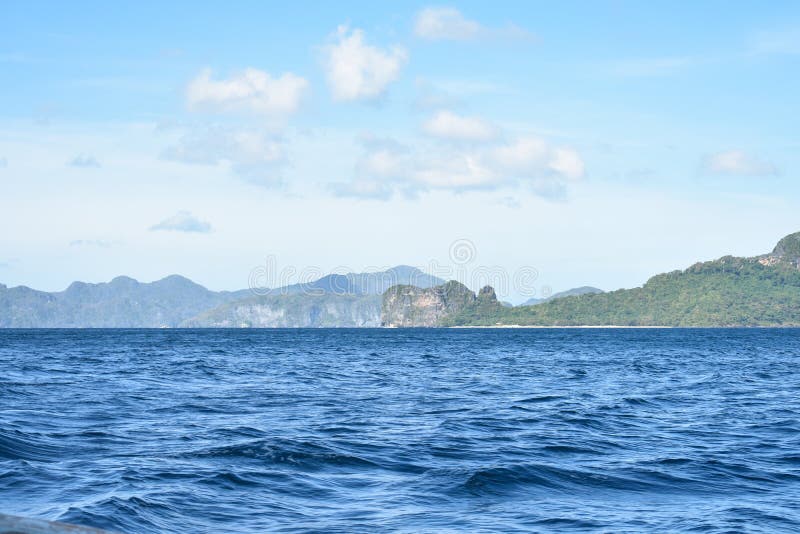 Mountains of Rock Formation and Blue Water Stock Photo - Image of ...
