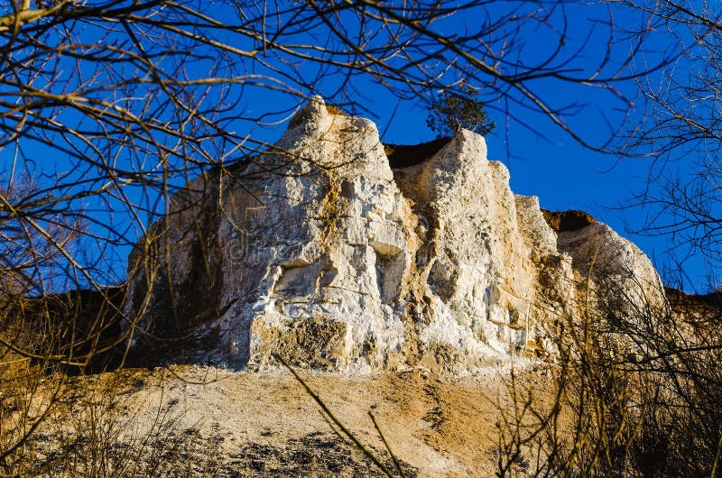 Mountains Rock View with Blue Sky Stock Image - Image of nature ...