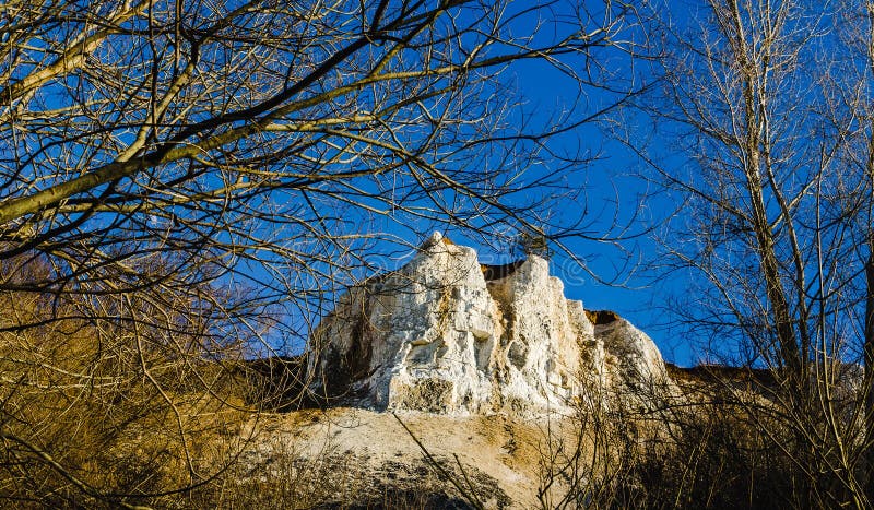 Mountains Rock View with Blue Sky Stock Photo - Image of trees, freedom ...
