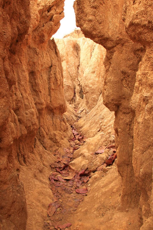 Through the Mountains of Sand Stock Image - Image of cavern, lair: 23981407
