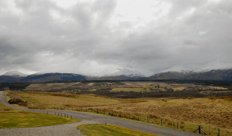 The mountains in Scotland stock image. Image of cloud - 88614651