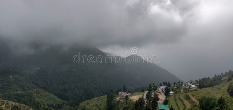 The Mountains and Sky are Eye Catching Stock Photo - Image of trek ...