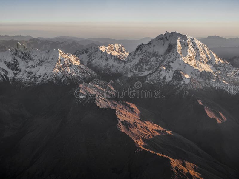 Mountains with Snow in the Peruvian Andes Stock Image - Image of snow ...