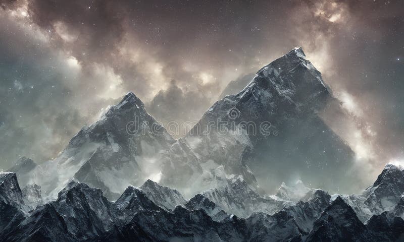 Ice Breaking Rock Mountain Stock Illustrations – 46 Ice Breaking Rock ...