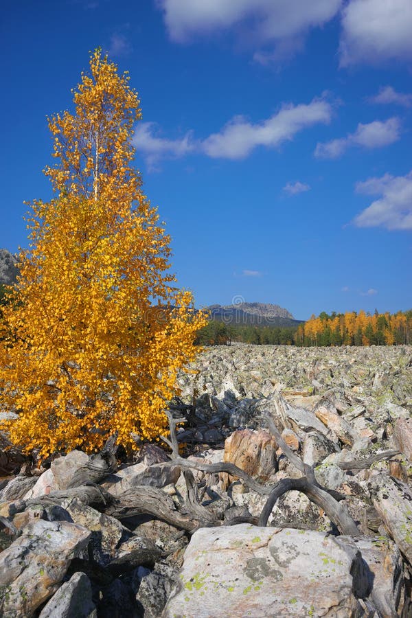 The Mountains of the Southern Urals. Russia. Stock Image - Image of ...