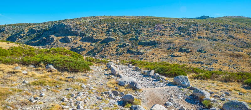 Mountains of a Spanish Natural Park in Sunlight Stock Photo - Image of ...