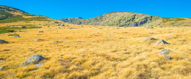 Mountains of a Spanish Natural Park in Sunlight Stock Image - Image of ...