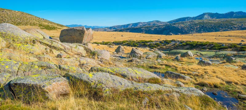 Mountains of a Spanish Natural Park in Sunlight Stock Image - Image of ...