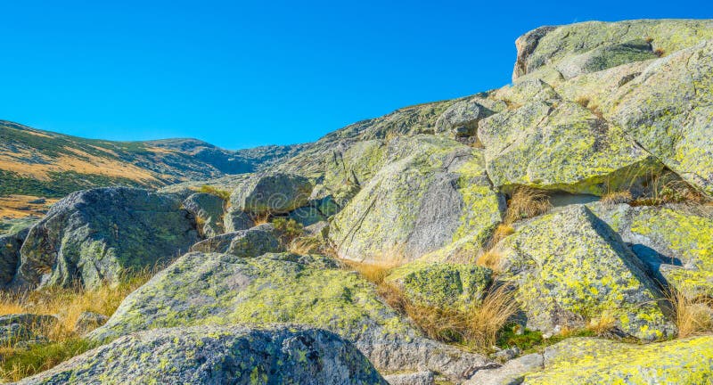 Mountains of a Spanish Natural Park in Sunlight Stock Image - Image of ...