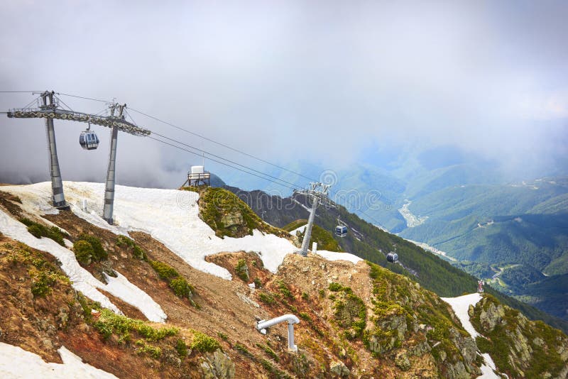 Mountains at the Summer, Sochi, Russia Stock Image - Image of hill ...