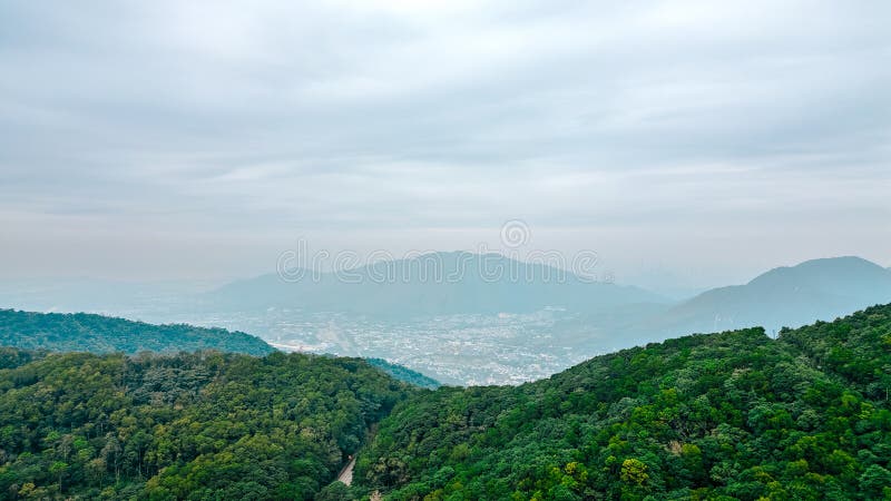 A Mountains in Tai Mo Shan Country Park. Dec 22 2023 Stock Photo ...