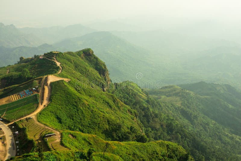 Mountains stock image. Image of forest, rocky, green - 56543587