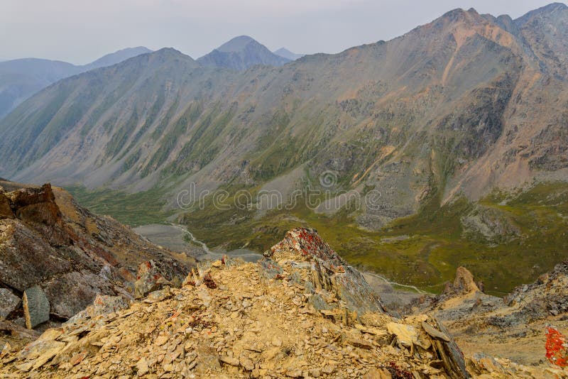 Mountains valley rocks top stock image. Image of panorama - 58324163