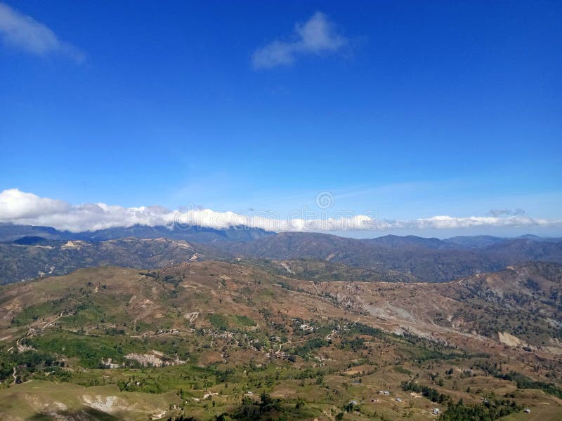 Mountains View from Fulan Fehan Atambua NTT Stock Image - Image of ...