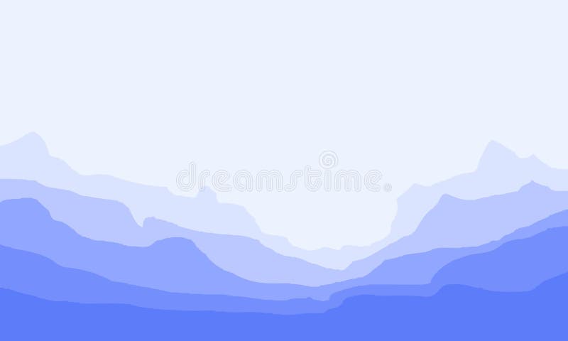 Mountains View, Landscape, Panorama. Abstract Background. Vector ...